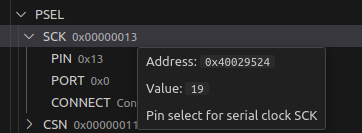 Printing SPI pin configuration from register on ncs v2.4.2 - Nordic Q&A - Nordic DevZone ...