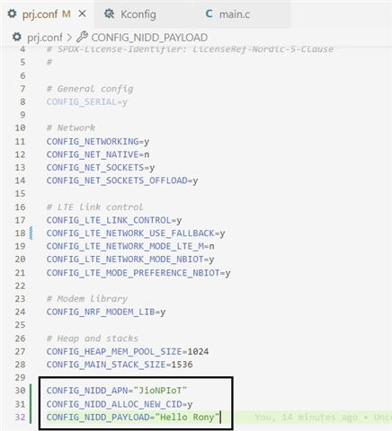 Send data from nRF9160DK using NB-IoT network - Nordic Q&A - Nordic DevZone - Nordic DevZone