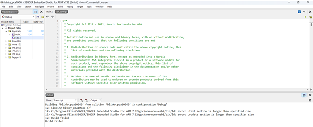 Not Able To Build Example Code From Latest Nrf Sdk Ver 17 1 0 Nordic Qanda Nordic Devzone