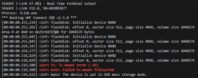 Error running usb mass storage sample on custom nrf5340 board - Nordic Q&A - Nordic DevZone ...