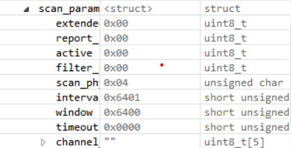 Soft Device Scan Parms not being set correctly from struct - Nordic Q&A - Nordic DevZone ...