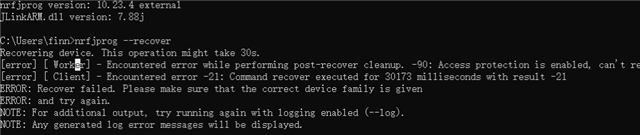 5340 Jlink Firmware Error Nordic Qanda Nordic Devzone Nordic Devzone