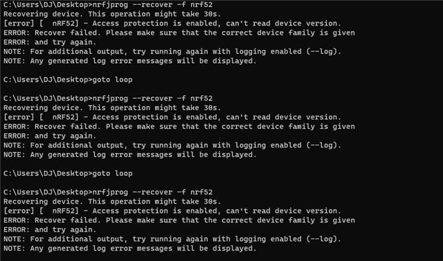 5340 jlink firmware error - Nordic Q&A - Nordic DevZone - Nordic DevZone