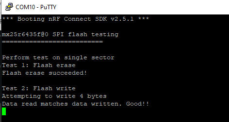 spi_flash Zephyr sample not working on nRF52840DK - Nordic Q&A - Nordic DevZone - Nordic DevZone