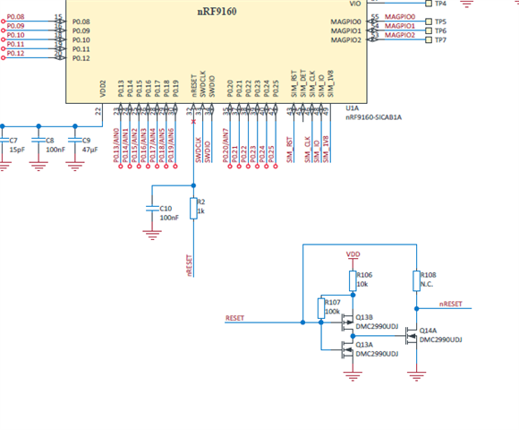 Inquiry Regarding Jtag And Reset Pins In Custom Board Design With Nrf9160 Nordic Qanda Nordic