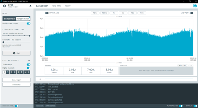 When Connecting Nordic Power Profiler With Nrf7002dk The Command Line Throws Error And I Can T