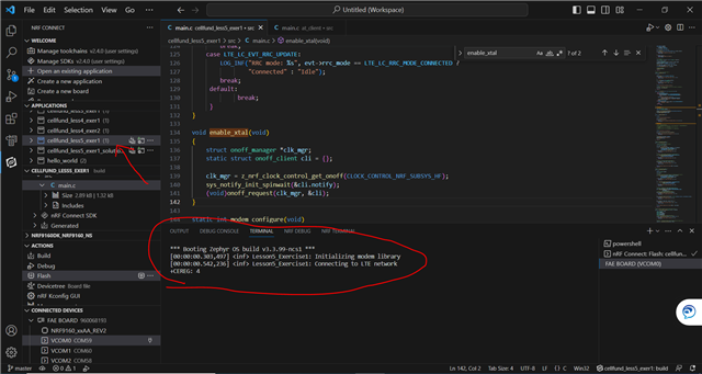 The code for the lesson5 exercise1 of Cellular IoT Fundamentals in the DevAcademy could not be ...