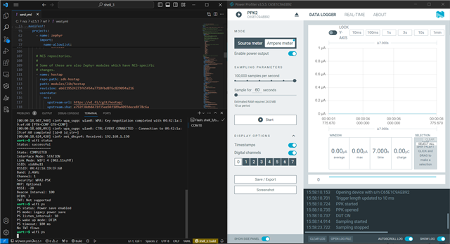Regarding current consumption for the WiFi shell application. - Nordic Q&A - Nordic DevZone ...