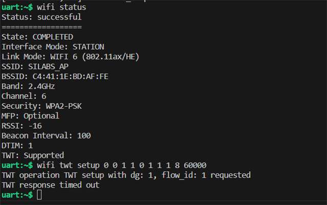 Need help to run TWT on nrf7002dk - Nordic Q&A - Nordic DevZone - Nordic DevZone