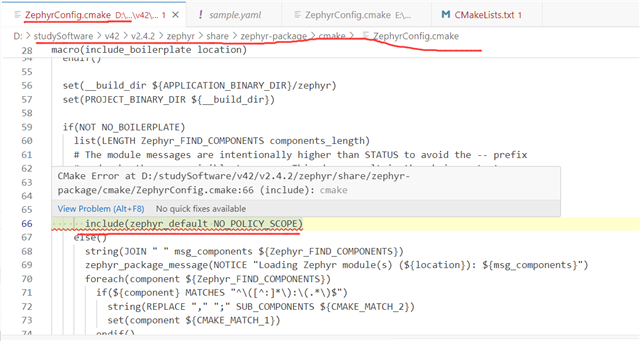CMake error - Nordic Q&A - Nordic DevZone - Nordic DevZone