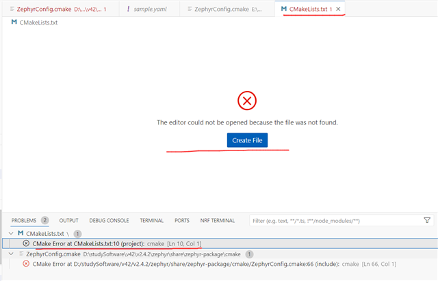CMake error - Nordic Q&A - Nordic DevZone - Nordic DevZone