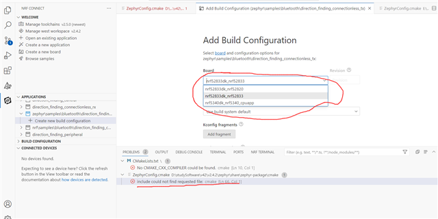 CMake error - Nordic Q&A - Nordic DevZone - Nordic DevZone