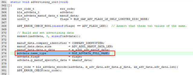 Nrf5sdk Ble App Pwr Profiling Advertising Init Error Nordic Qanda Nordic Devzone Nordic