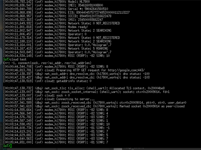 Using Native sockets on Pinnacle board - Nordic Q&A - Nordic DevZone - Nordic DevZone