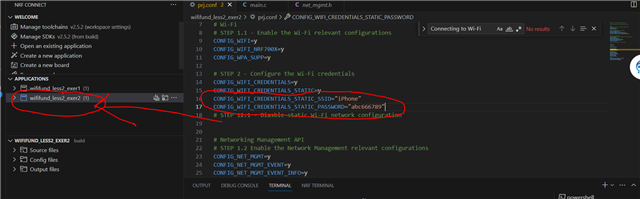 WiFi sample in DevAcademy course could not connect to the AP - Nordic Q&A - Nordic DevZone ...