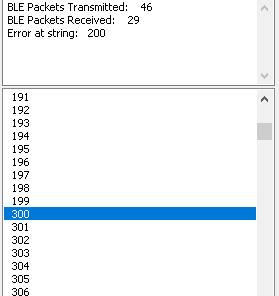 Example NUS service, the packet transmission is very long. - Nordic Q&A ...