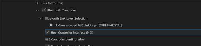 KCONFIG unable to select softdevice LL controller - Nordic Q&A - Nordic DevZone - Nordic DevZone