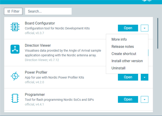 Directly starting the power profiler - Nordic Q&A - Nordic DevZone - Nordic DevZone