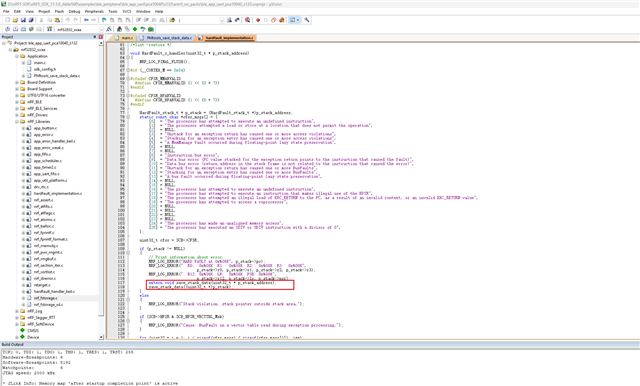 case about nRF52832 HardFault_Handler data save to flash - Nordic Q&A - Nordic DevZone - Nordic ...