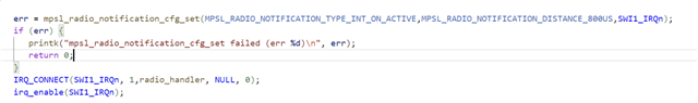 How To Modify The Advertisement Packet Content In The Radio Notification Callback Interrupt 