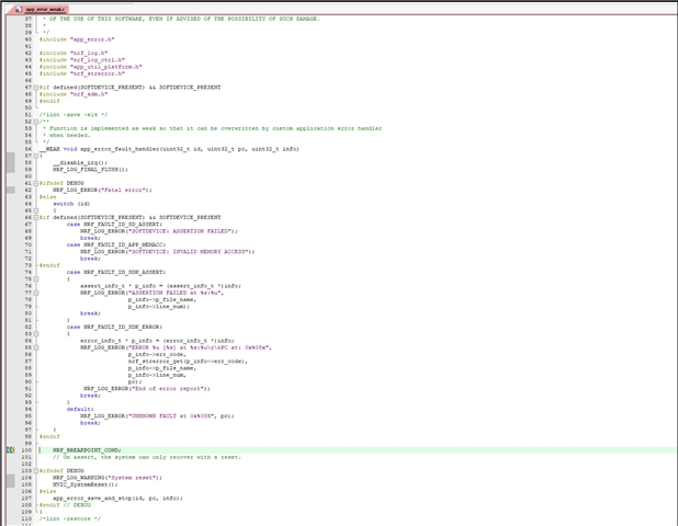Project fall with repeatedly call nrf_ble_scan_start(&m_scan); - Nordic Q&A - Nordic DevZone ...