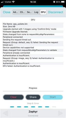 SMP server: Authentication is insufficient - Nordic Q&A - Nordic DevZone - Nordic DevZone