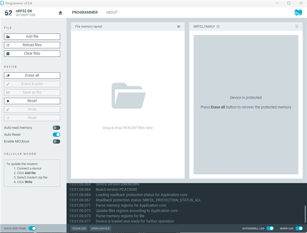 error with PCA10040 dev board - Nordic Q&A - Nordic DevZone - Nordic DevZone