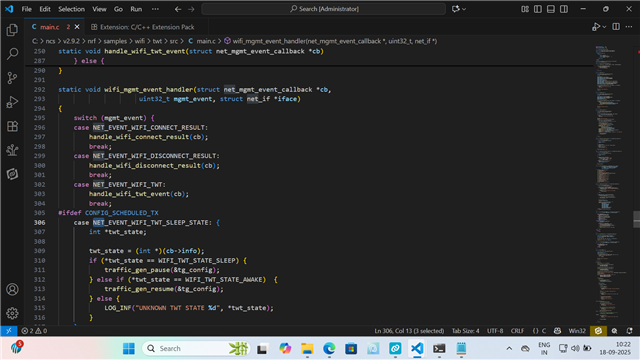 The client does not enter sleep mode as expected. - Nordic Q&A - Nordic DevZone - Nordic DevZone