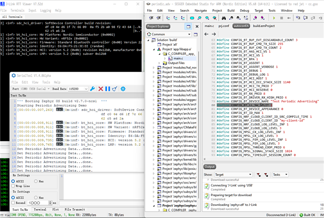 periodic_adv and periodic_sync how to change to use Zephyr controller? - Nordic Q&A - Nordic ...
