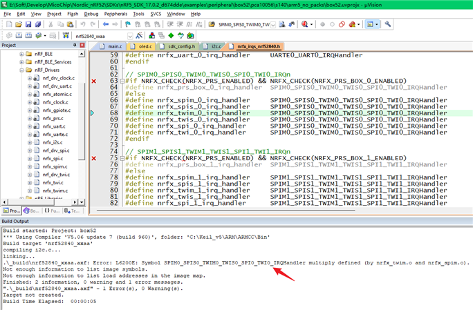 SPIM0_SPIS0_TWIM0_TWIS0_SPI0_TWI0_IRQHandler multiply defined - Nordic Q&A - Nordic DevZone ...