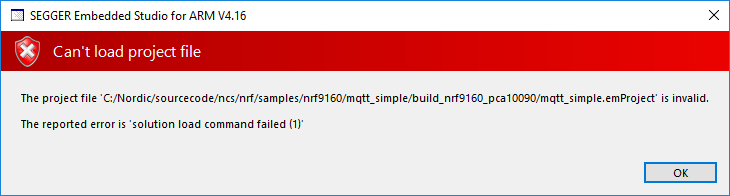Set up issue with nRF9160-DK - Nordic Q&A - Nordic DevZone - Nordic DevZone