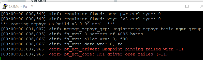 Thingy:53 is no more detectable via BLE - Nordic Q&A - Nordic DevZone - Nordic DevZone